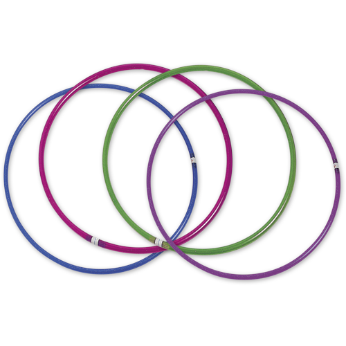 Hula hoop ø 80 cm with glitter - Androni Giocattoli